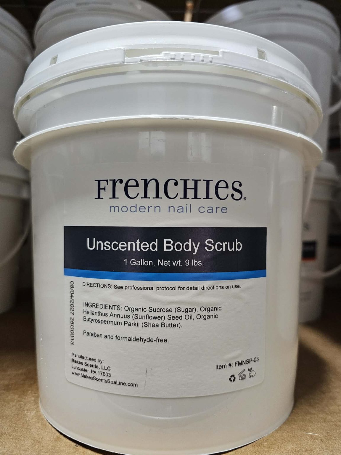 Frenchie's Unscented Sugar Scrub - Makes Scents Hospitality